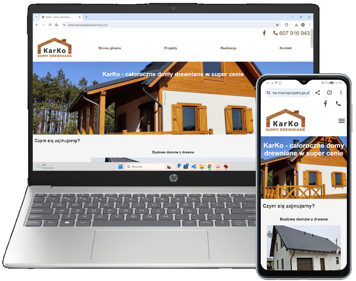 Mario projektuje - strona główna